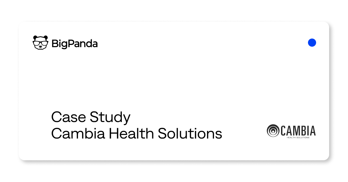 Cambia Health Solutions Case Study | BigPanda